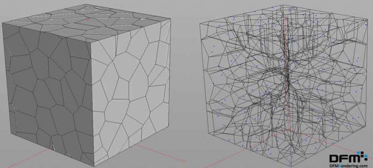 Fracture Voronoi در هودینی - مازستا