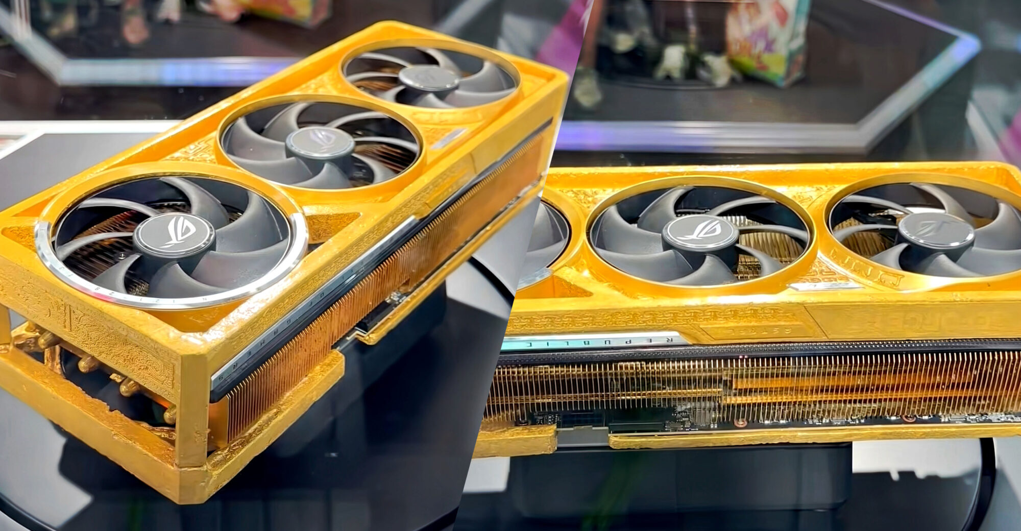 ROG Astral RTX 5090 REAL GOLD Edition ایسوس با ۵ کیلو طلا و قیمت ۵۰۰ ...